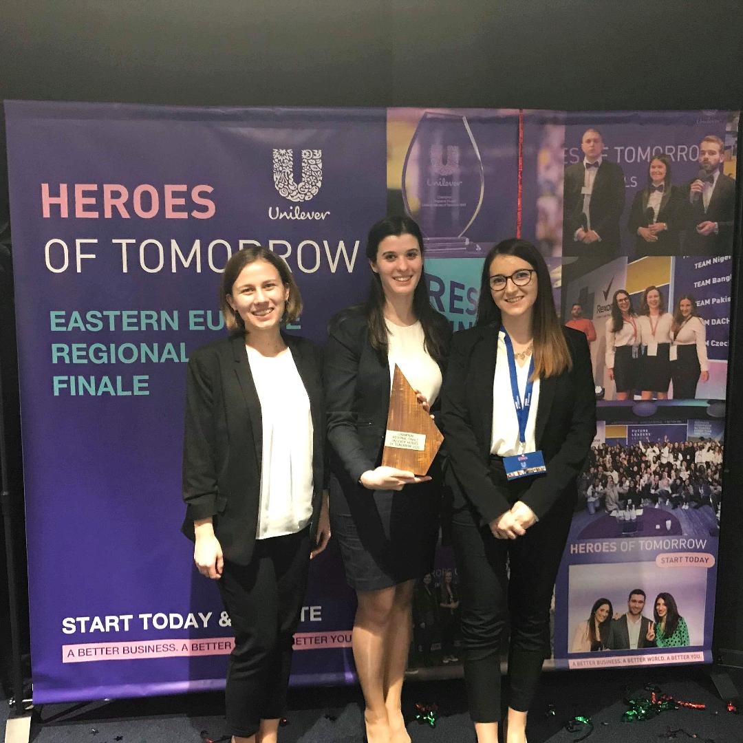 Qualification to London to the global final at Unilever’s regional case ...